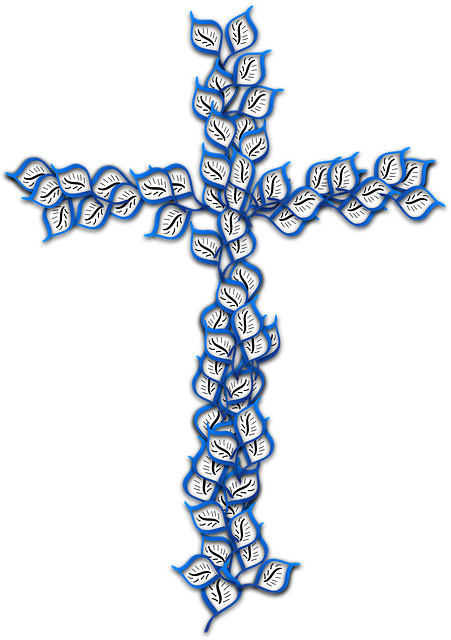 Download Cross, Leaves, Faith. Royalty-Free Vector Graphic - Pixabay