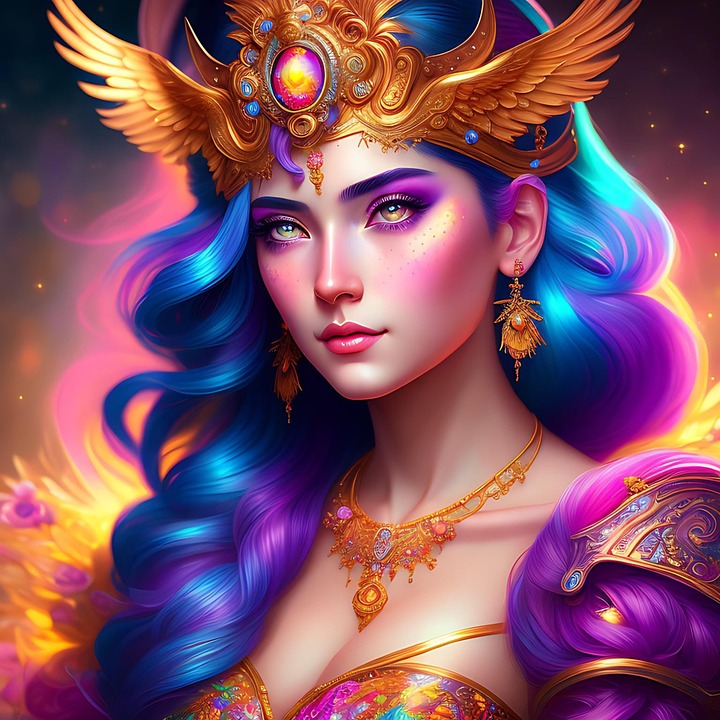 Download Ai Generated Goddess Crown Royalty Free Stock Illustration Image Pixabay