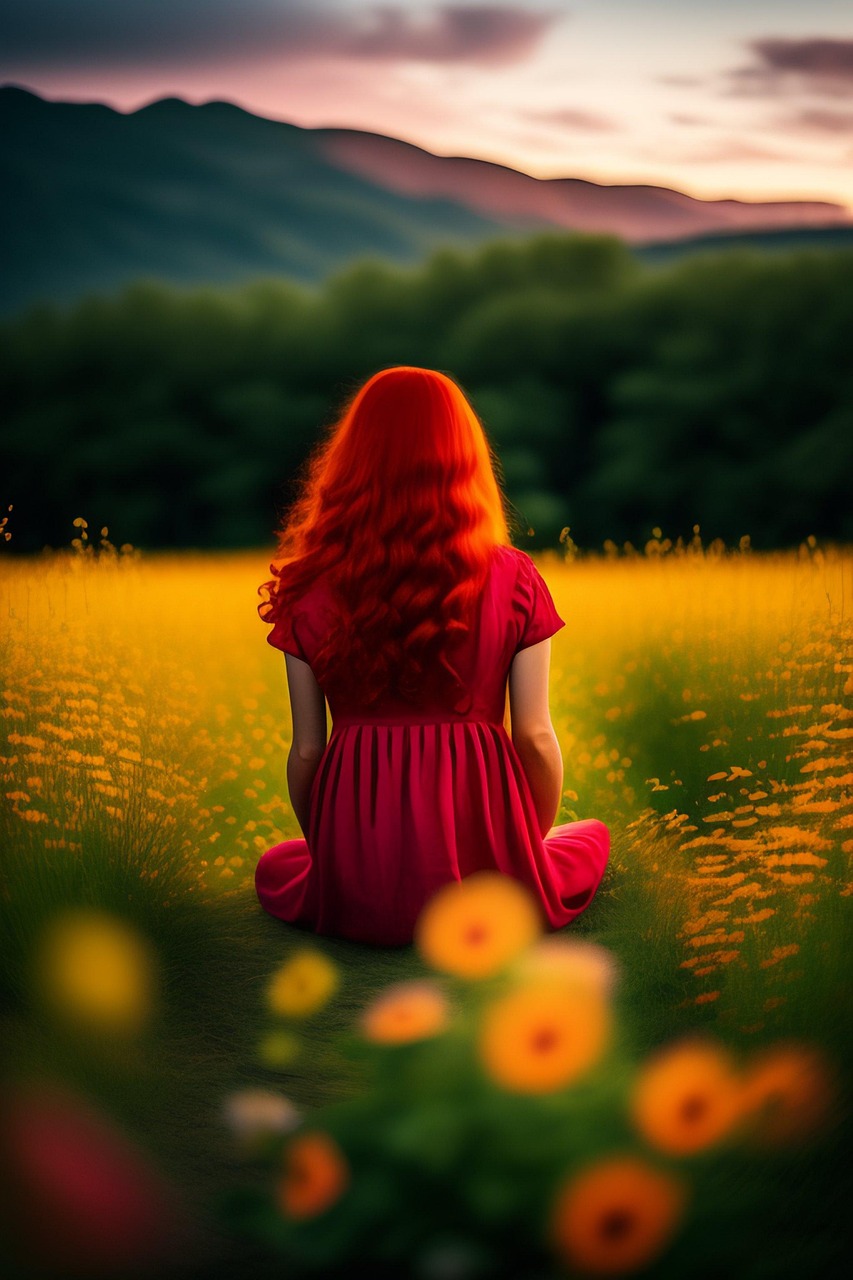 Download Ai Generated Redhead Girl Royalty Free Stock Illustration