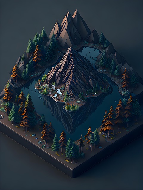 Download Ai Generated, Art, Mountains. Royalty-Free Stock Illustration Image - Pixabay
