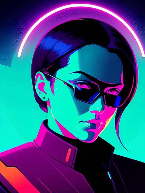 Download Ai Generated Cyberpunk Futuristic Royalty Free Stock