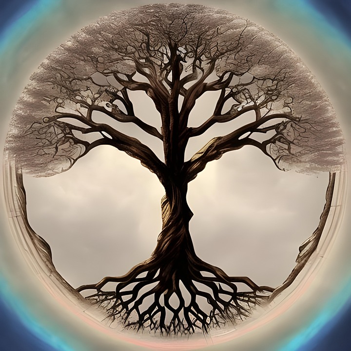 Download Flower Of Life, Tree Of Life, The Tree Of Life. Royalty-Free ...