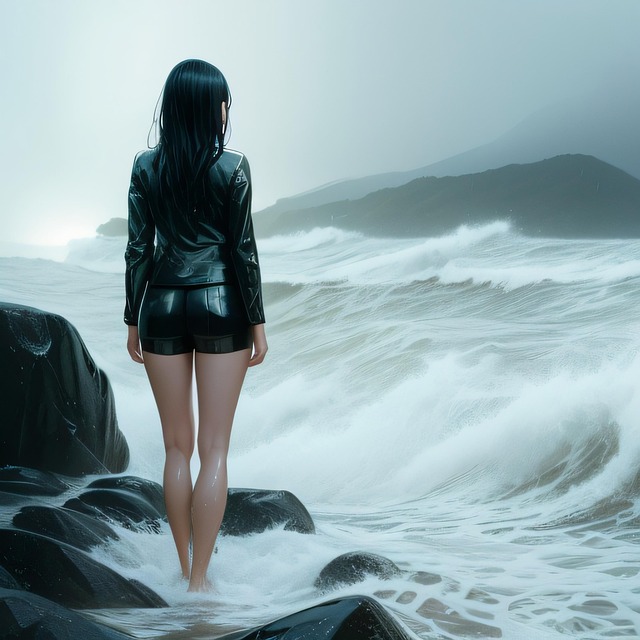 Girl Wave Sea - Free image on Pixabay