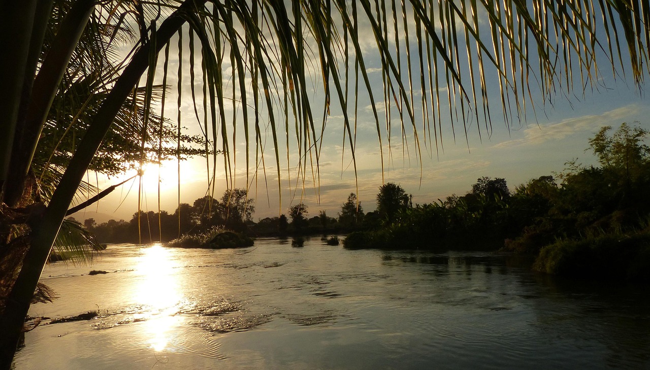Lao Sunset Mekong - Free photo on Pixabay - Pixabay