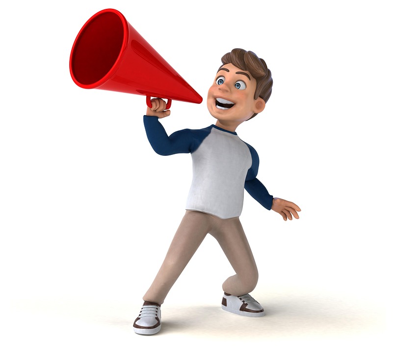 Download Bullhorn, Announcement, Kid. Royalty-Free Stock Illustration ...