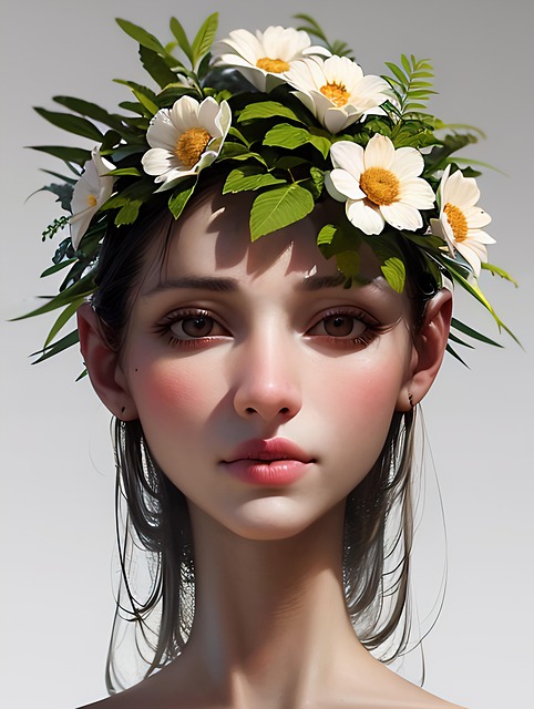 Ai Generiert Mädchen Blumen - Kostenloses Bild auf Pixabay - Pixabay