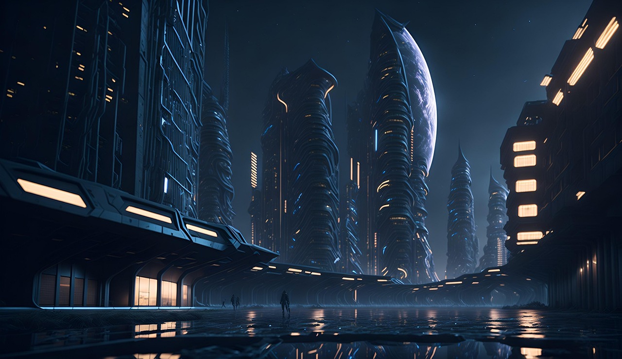 Download Ai Generated, Fortress, Sci-Fi. Royalty-Free Stock ...