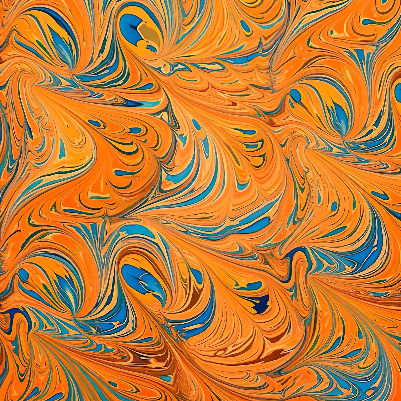 Orange Marble Texture