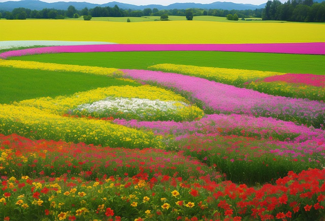 Download Ai Generated, Flowers, Flower Field. Royalty-Free Stock ...