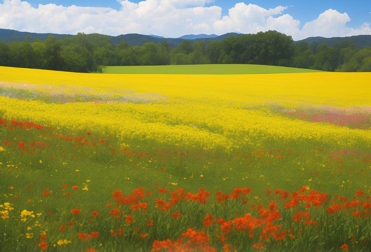 Download Ai Generated, Flowers, Flower Field. Royalty-Free Stock ...
