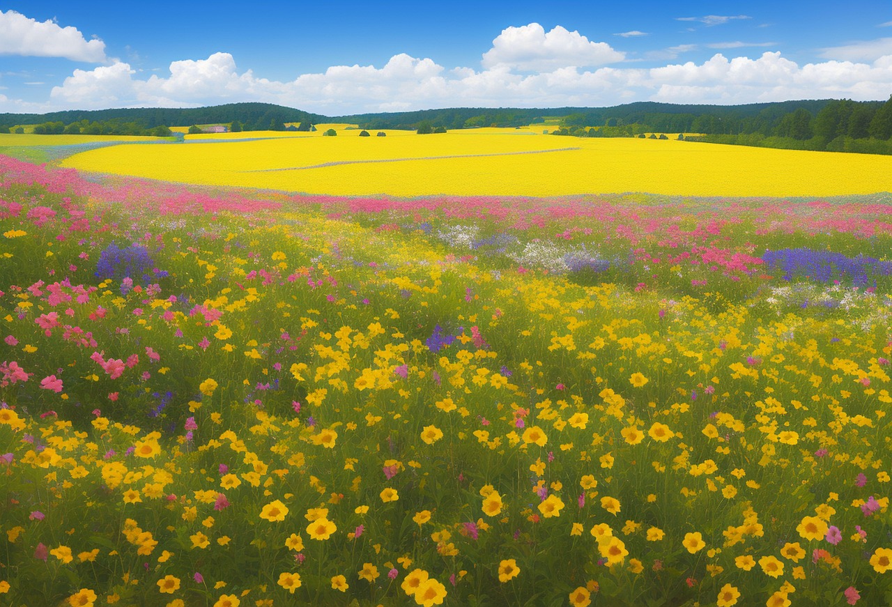 Plus de 50 000 illustrations gratuites de Champ Fleurs et de Fleurs ...