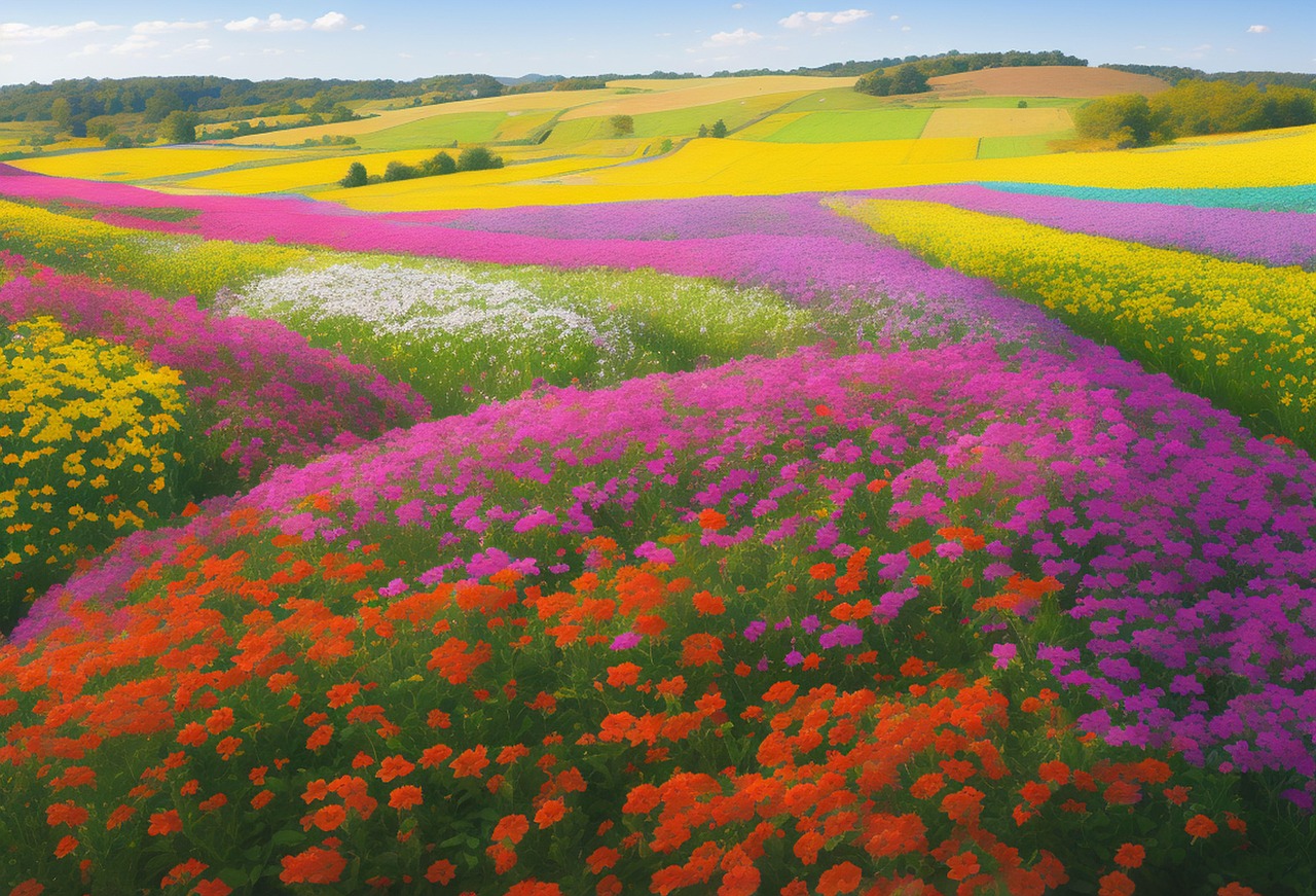 Download Ai Generated, Flowers, Flower Field. Royalty-Free Stock ...