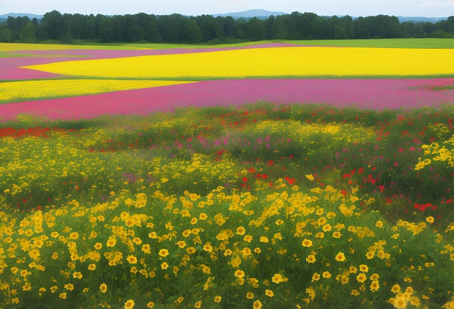 Download Ai Generated, Flowers, Flower Field. Royalty-Free Stock ...
