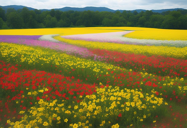 Download Flower Field, Flowers, Field. Royalty-Free Stock Illustration ...