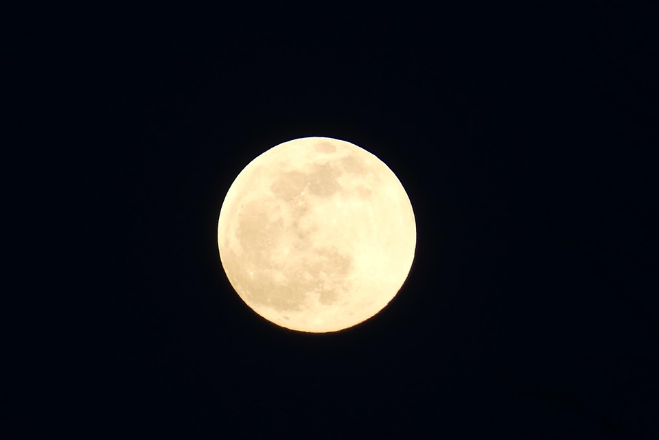 Full Moon At Night In The - Free photo on Pixabay