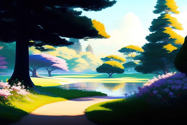 Download Ai Generated Nature Wallpaper Royalty-Free Stock Illustration ...
