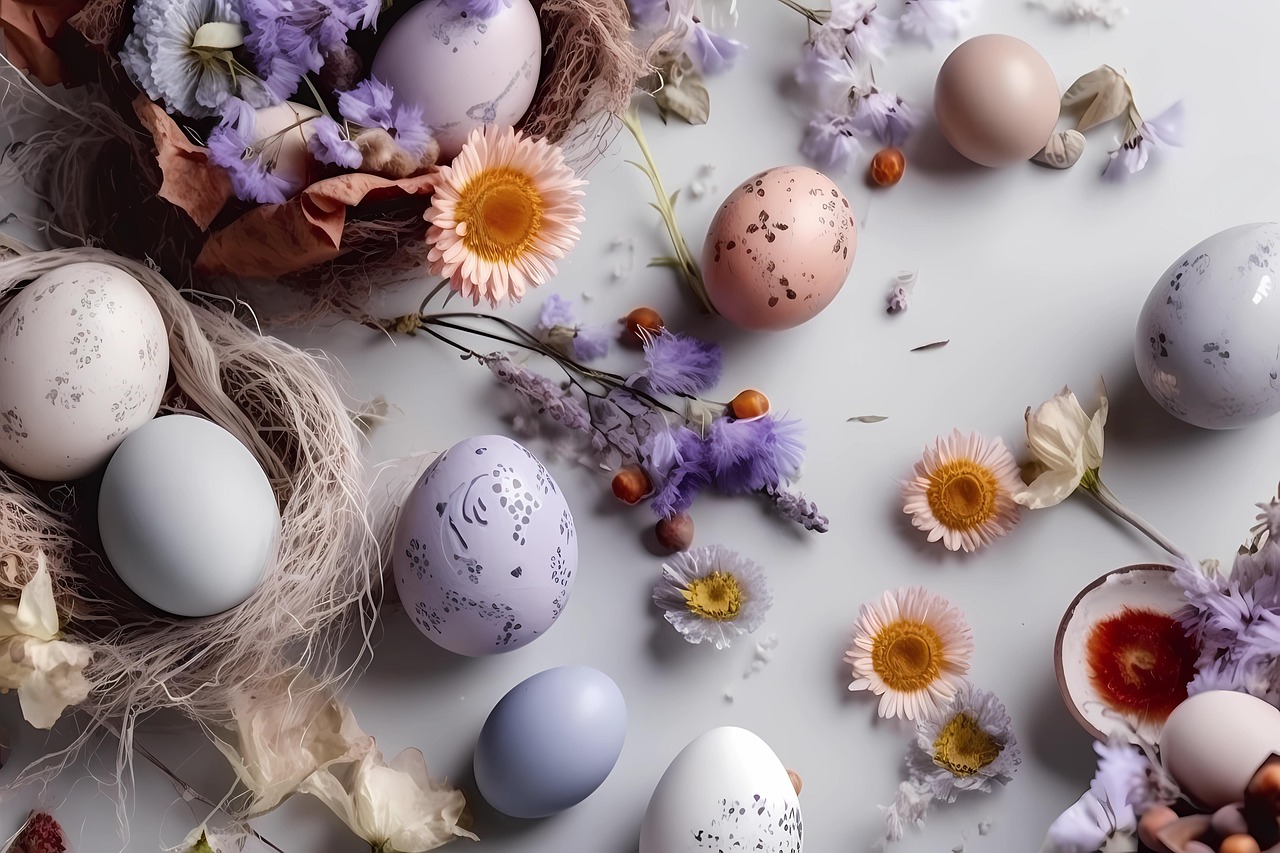 Flowers Eggs Easter Copy - Free photo on Pixabay - Pixabay