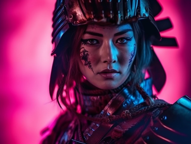 Download Female, Samurai, Warrior. Royalty-Free Stock Illustration ...