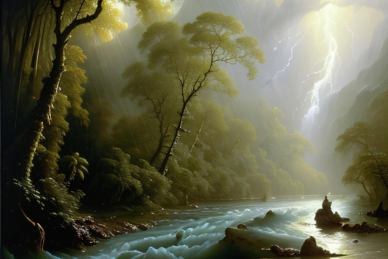 Naturaleza árboles Lluvia Selva
