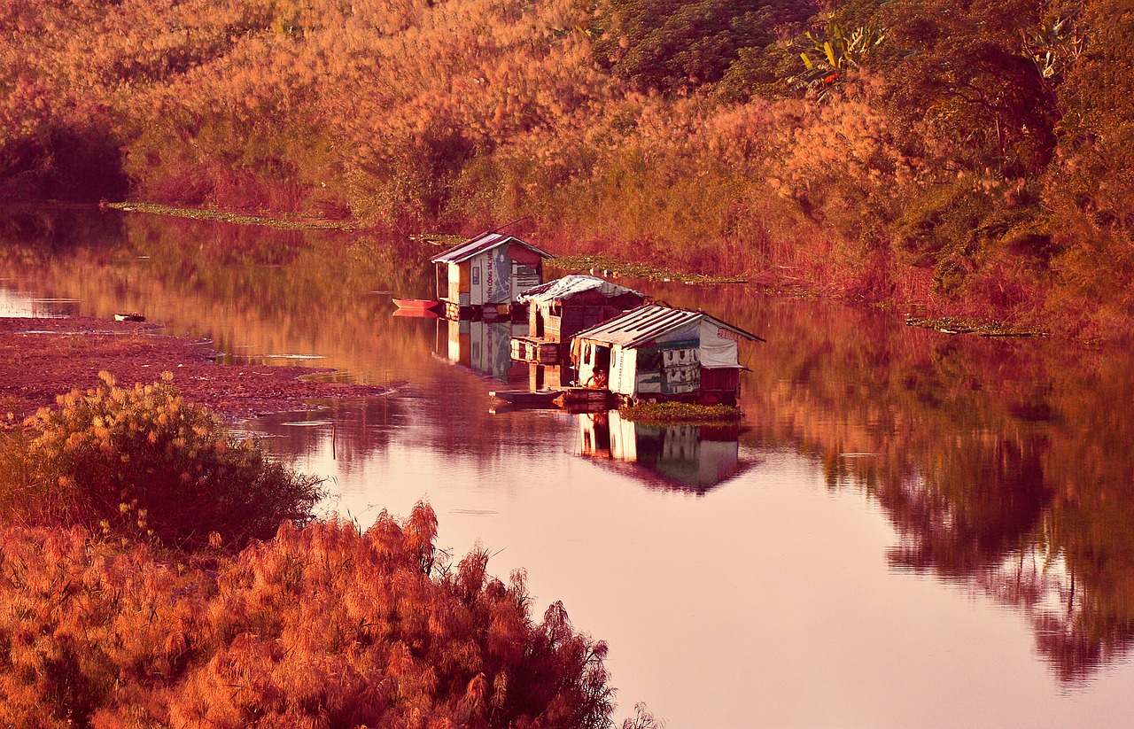 Vietnam Red River Autumn - Free photo on Pixabay