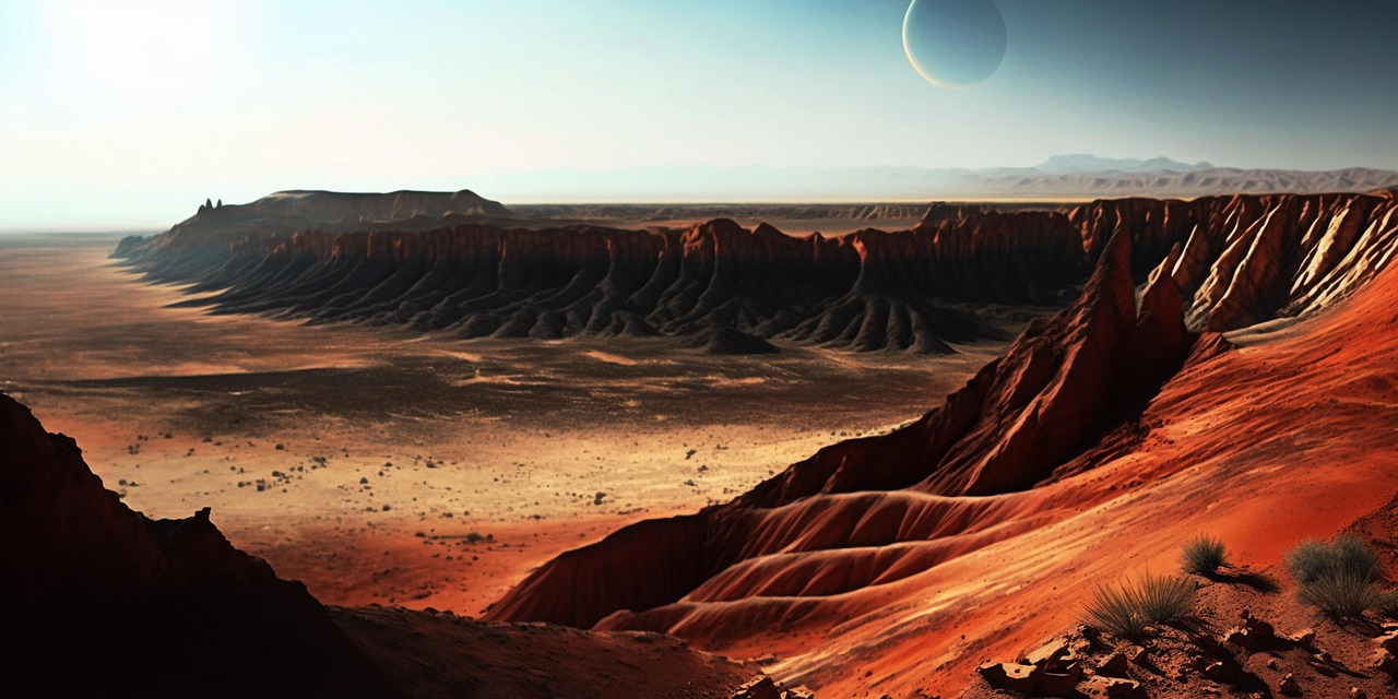 Mars Desert Landscape - Free image on Pixabay
