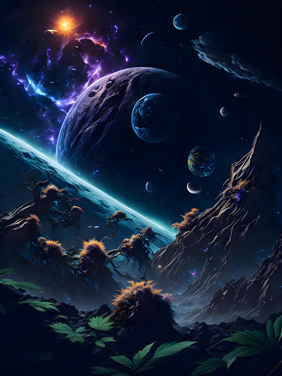 Futuristic Space Imagination - Free image on Pixabay