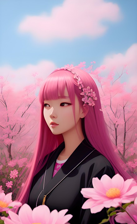 Download Pink Flowers Bloom Royalty Free Stock Illustration Image