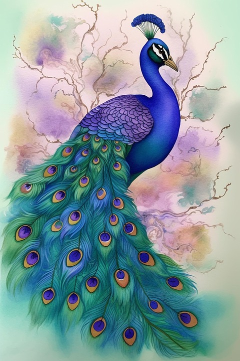 Download Peacock, Bird, Feathers. Royalty-Free Stock Illustration Image ...