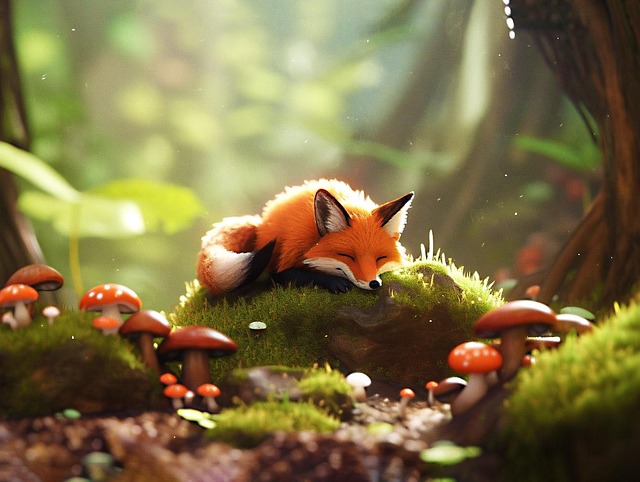 Download Ai Generated, Fox, Nature. Royalty-Free Stock Illustration ...