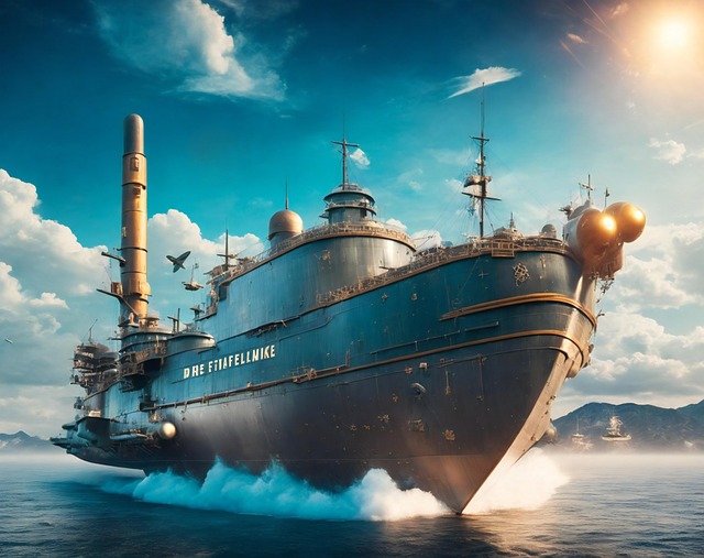 Download Ship Dieselpunk Science Fiction Royalty-Free Stock ...