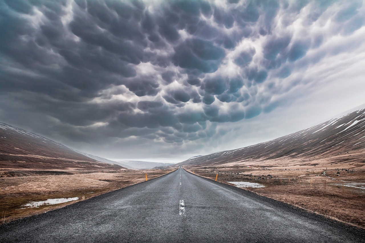 Landscape Highway Storm - Free photo on Pixabay