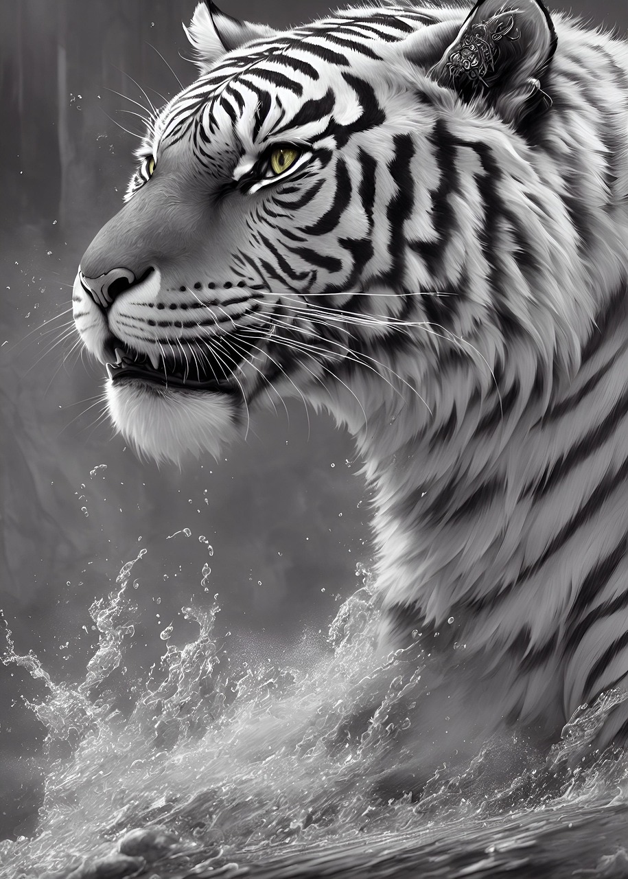 Download Ai Generated Tiger Feline Royalty-Free Stock Illustration ...