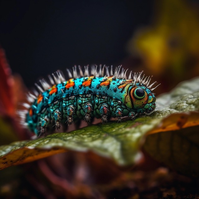 Download Ai Generated Caterpillar Insect Royalty Free Stock
