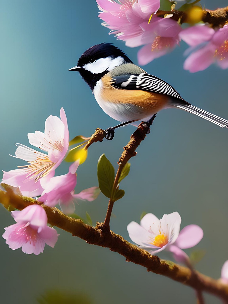 Download Ai Generated, Chickadee, Bird. Royalty-Free Stock Illustration ...