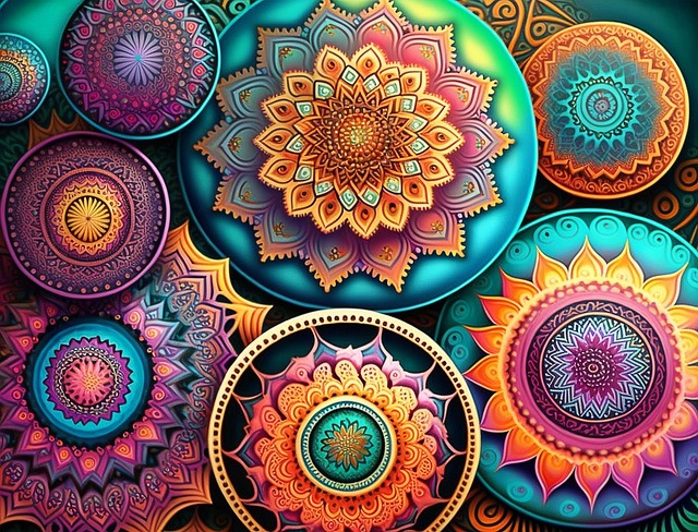 Download Ai Generated, Mandala, Black And White. Royalty-Free Stock ...