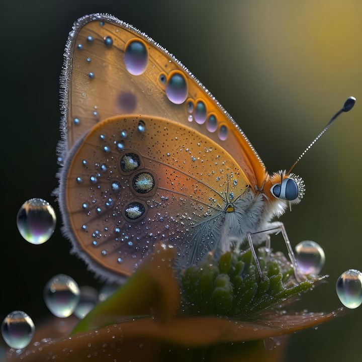 Download Butterflies Beauty Water Drops Royalty-Free Stock Illustration ...