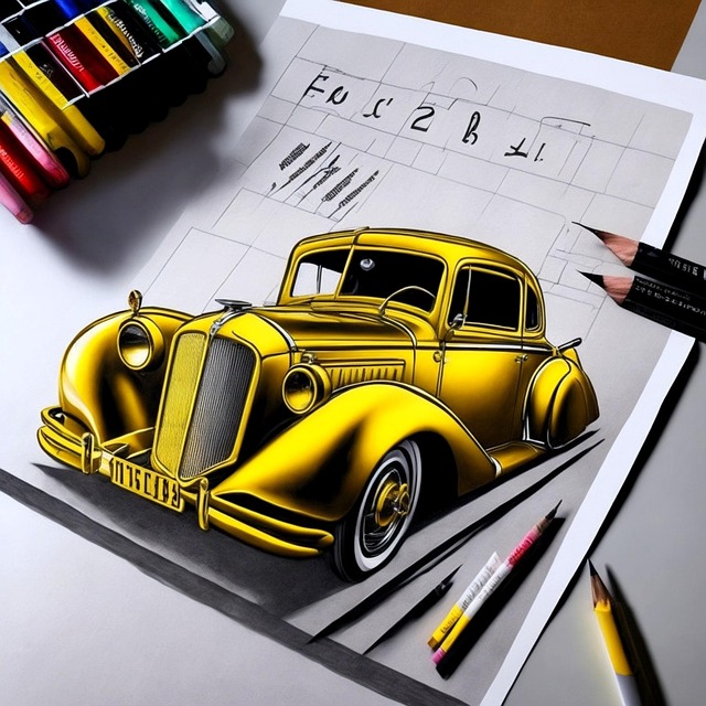 Vintage Car Drawing Sketch - Free image on Pixabay