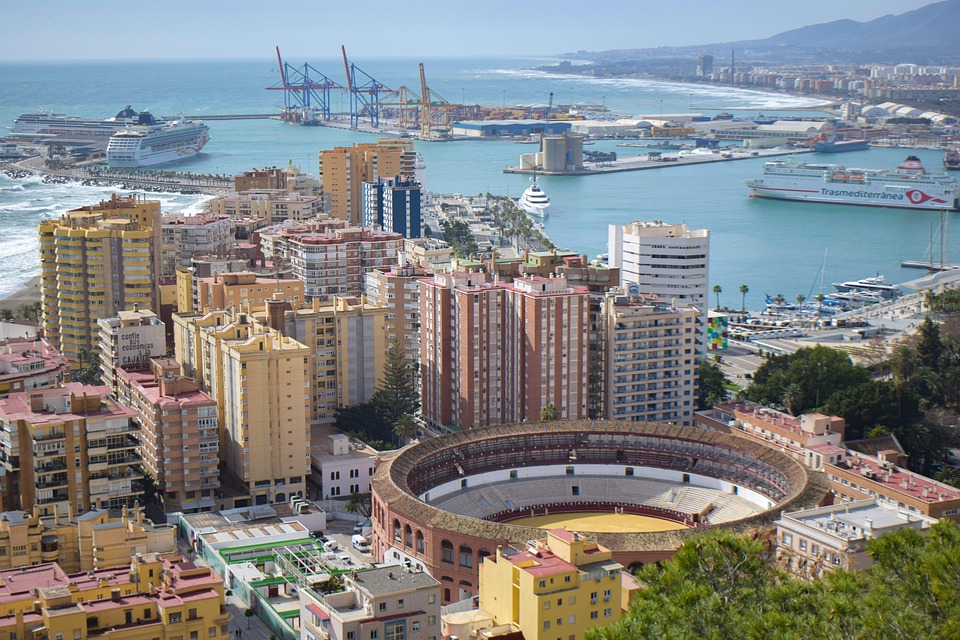 Malaga City Skyline - Free photo on Pixabay