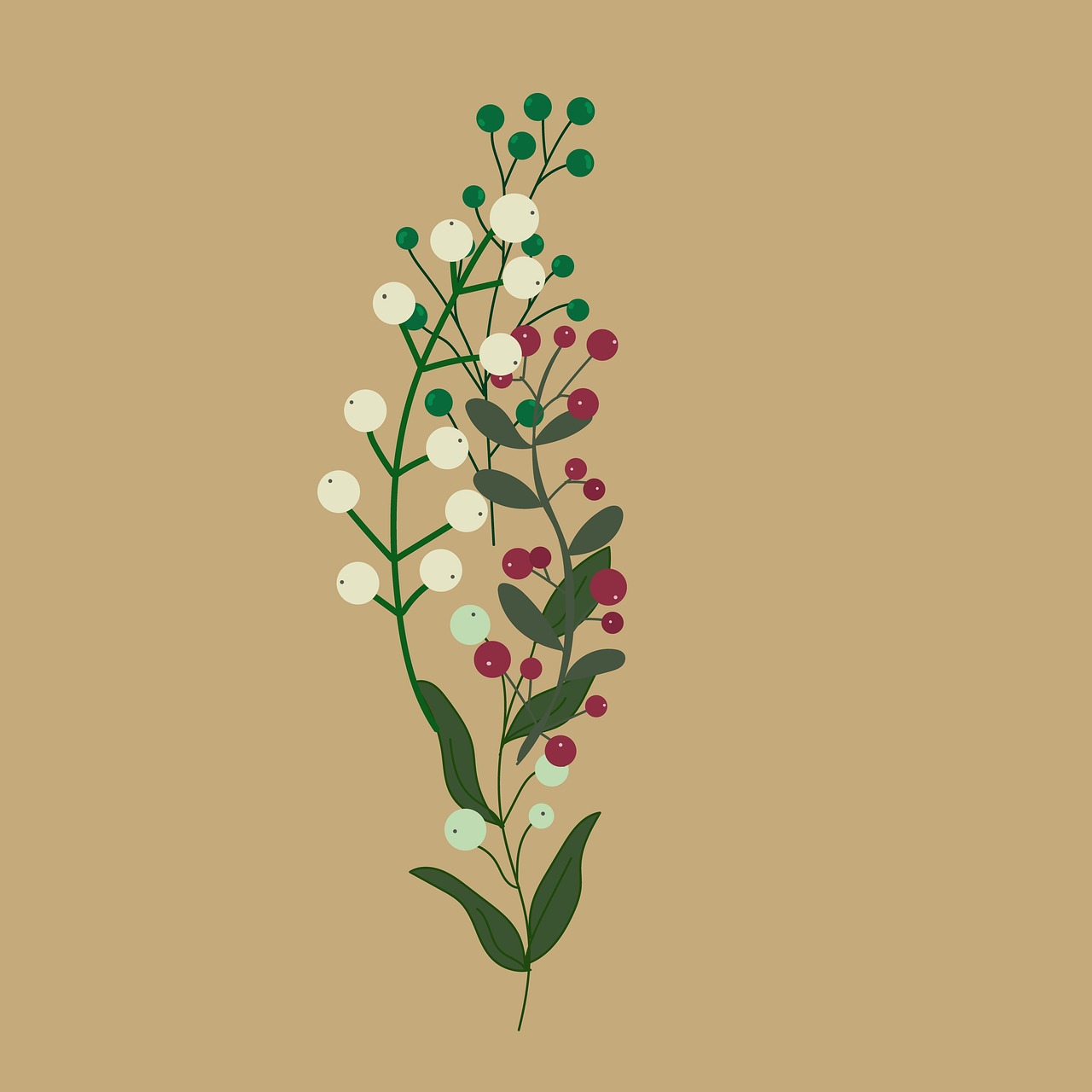 Download Berries, Boho, Bohemian. Royalty-Free Stock Illustration Image ...