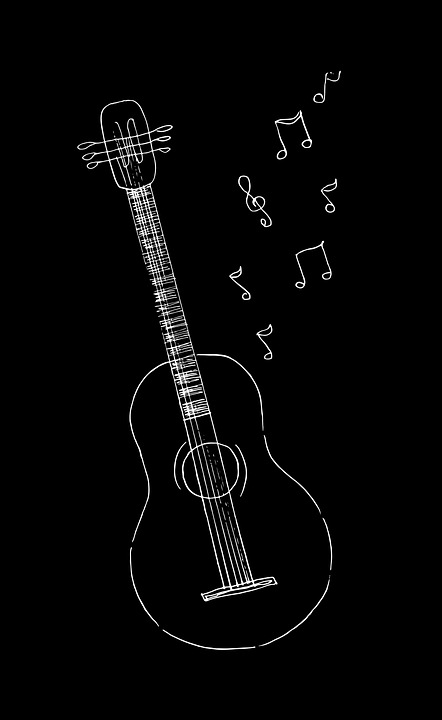 Download Guitar, Notes, Music. Royalty-Free Stock Illustration Image ...