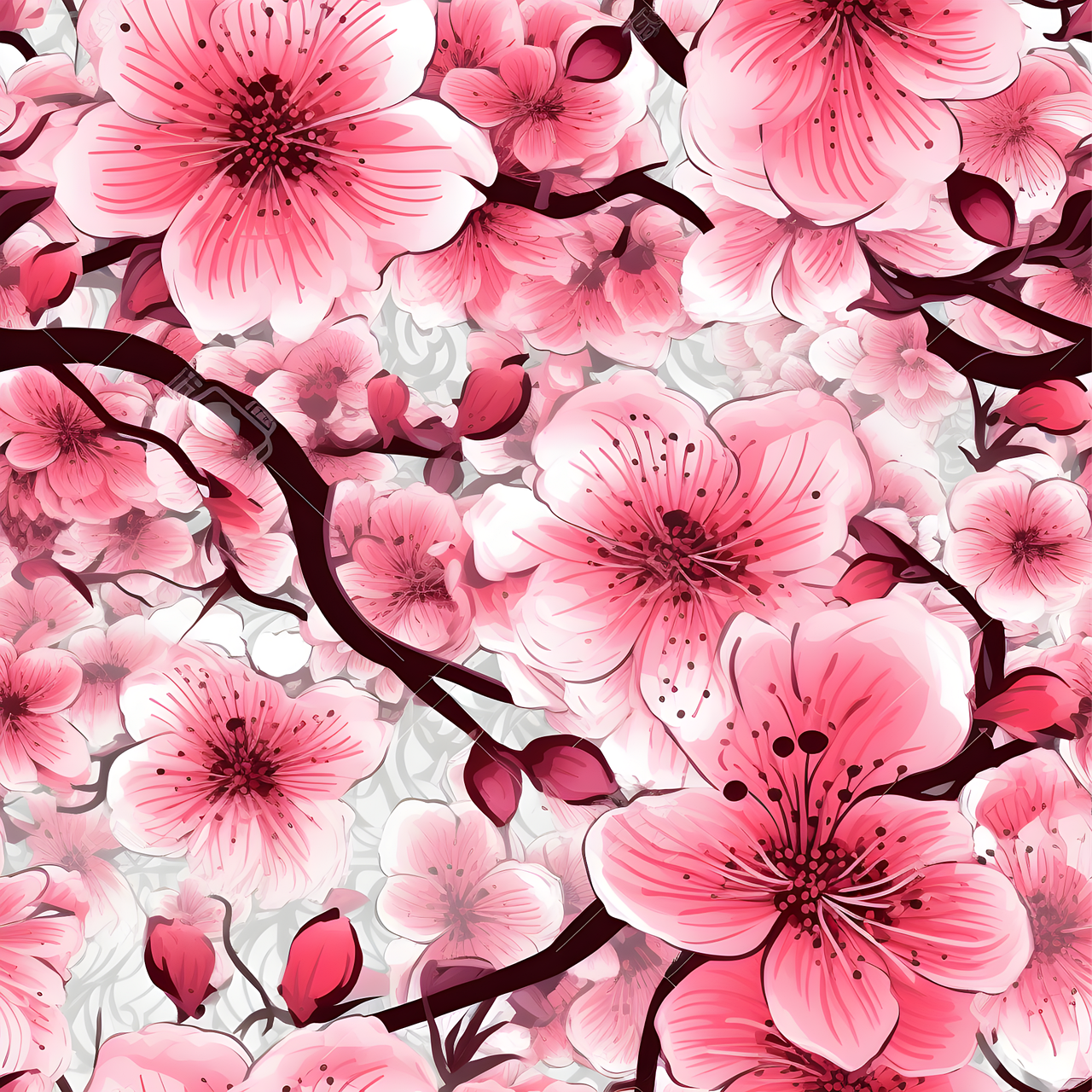 Download Sakura Flowers Bloom Royalty-Free Stock Illustration Image ...
