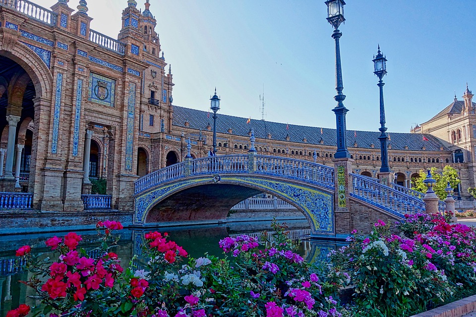 Plaza De Espania Sevilla Spanien - Kostenloses Foto auf Pixabay - Pixabay