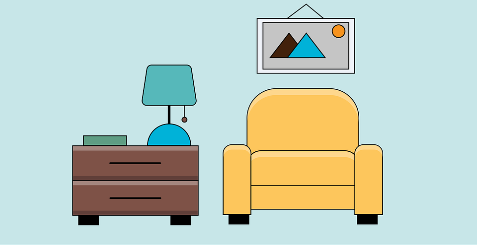 Download Living Room, Furniture, Cartoon. Royalty-Free Vector Graphic ...