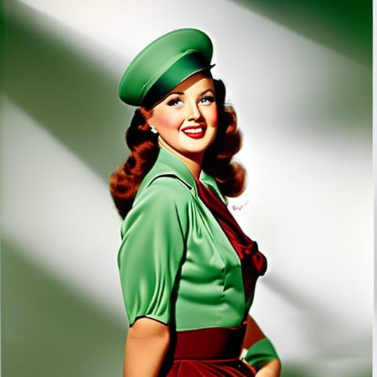 Download Pin Up Vintage 1940s Royalty Free Stock Illustration Image