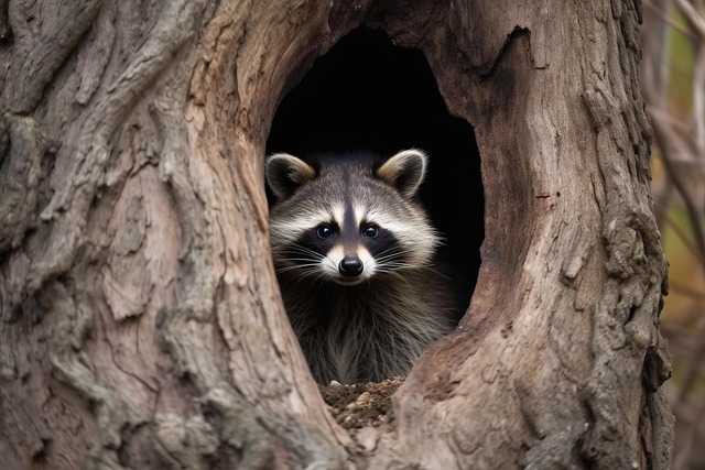 Download Raccoon, Peeking, Tree. Royalty-Free Stock Illustration Image ...
