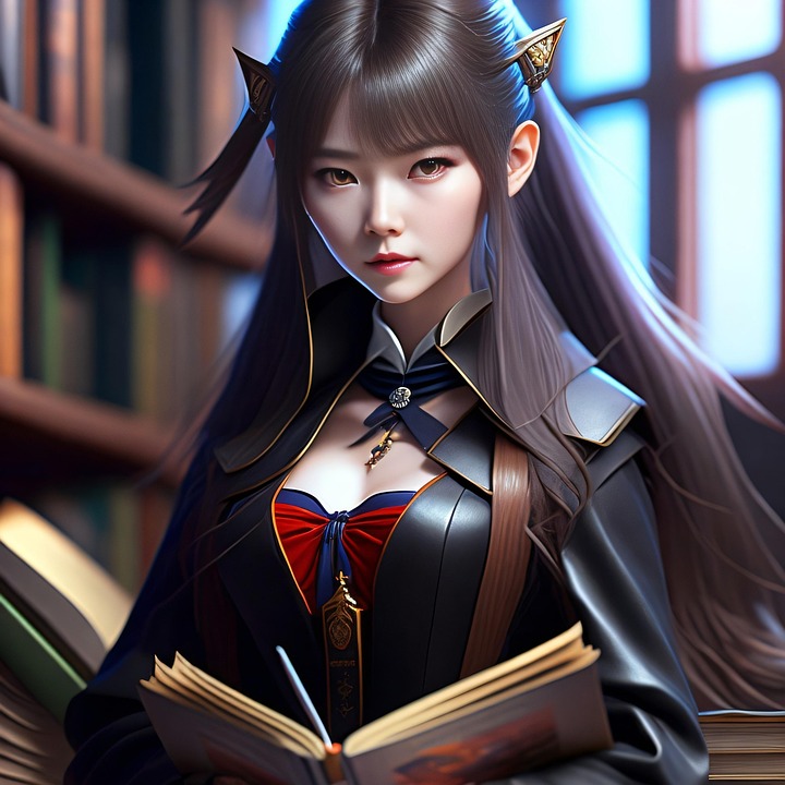 Download Witch Fantasy Girl Royalty Free Stock Illustration Image