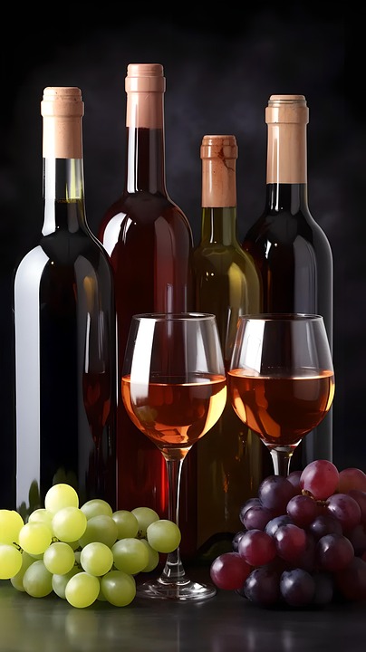 Wine Bottles Glasses - Free image on Pixabay