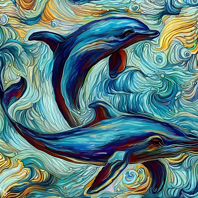 Aboriginal Art Dolphin