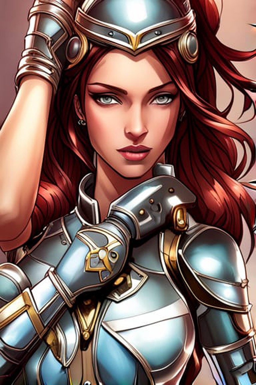 Download Steampunk Girl Portrait Royalty Free Stock Illustration Image