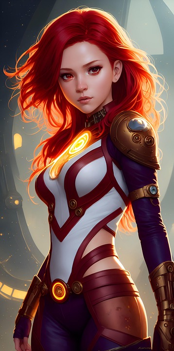Download Ai Generated Girl Red Hair Royalty Free Stock Illustration 8182